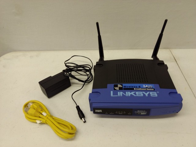 Linksys 4-Port Wireless-B Broadband Router 2.4GHz Model BEFW11S4 ver. 4 ...