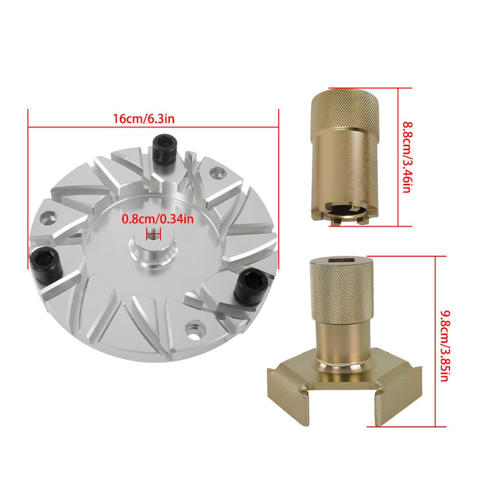 COMPLETE PRIMARY CLUTCH SERVICE TOOLS KIT FOR POLARIS P-90 RZR 900 1000 ...