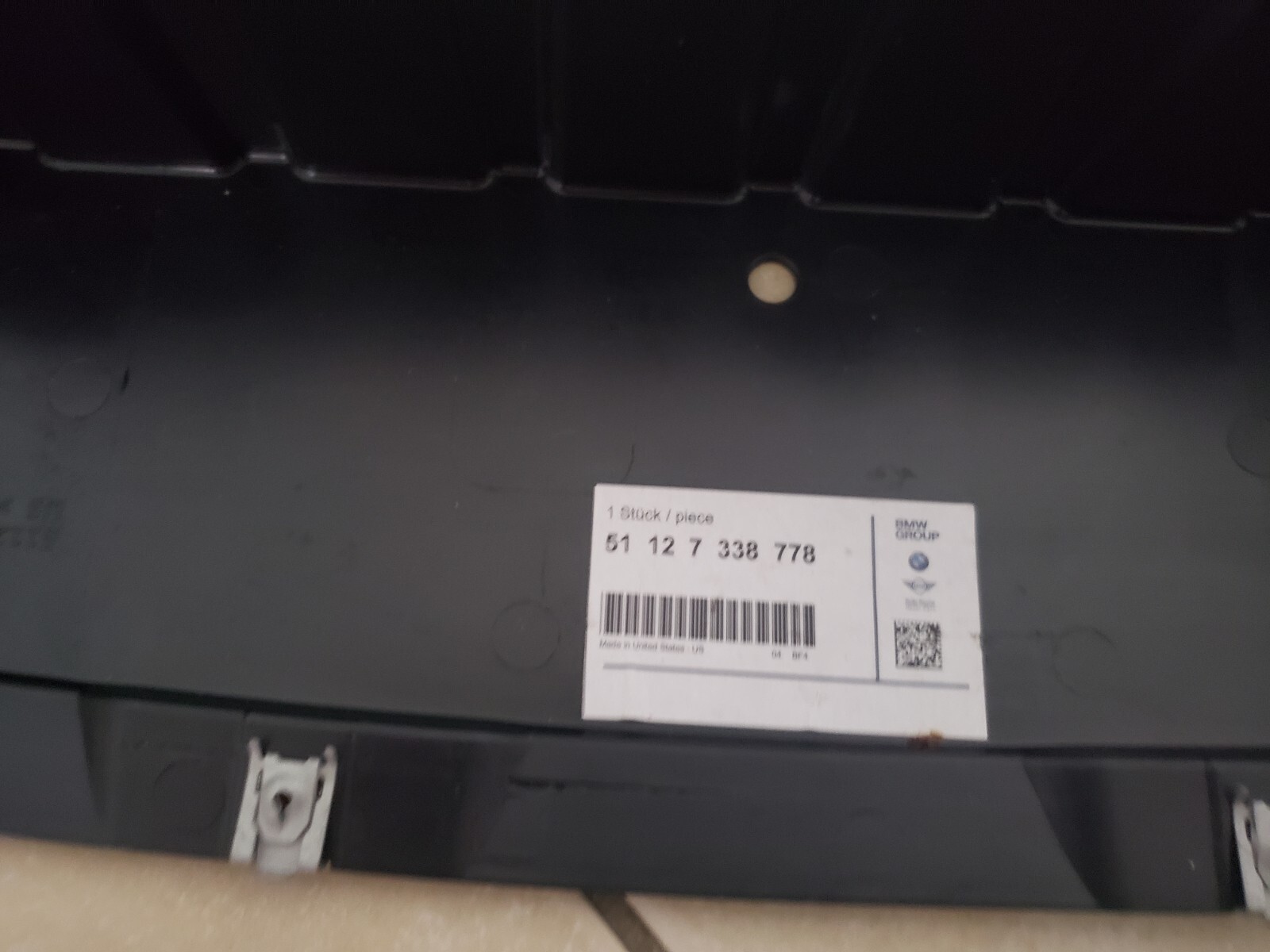 Genuine BMW X3 F25 X4 F26 Trim Cover Rear Center Lower Cover ...