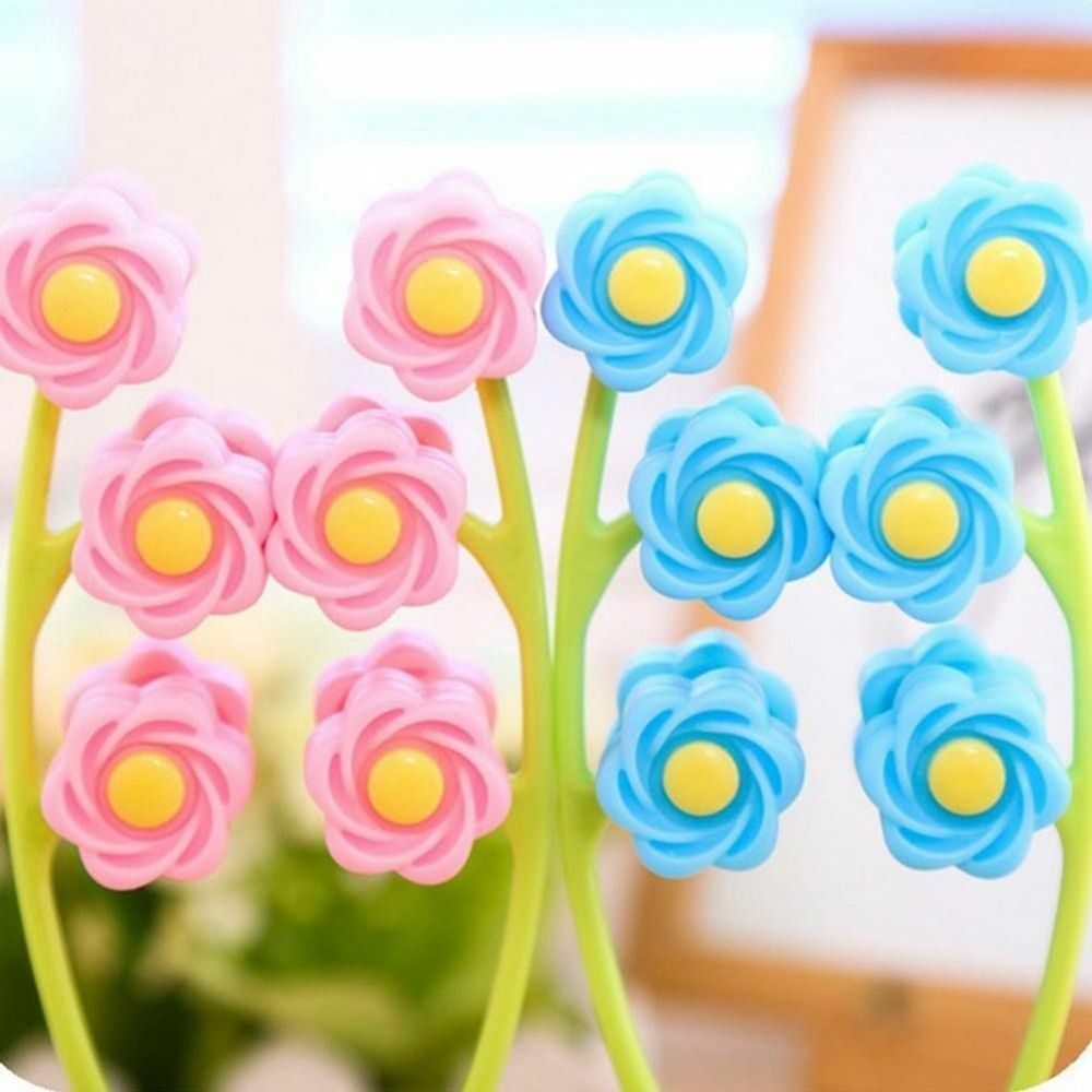 Facial Flower-Massager Roller Portable Anti Wrinkle Face-Lifting ...