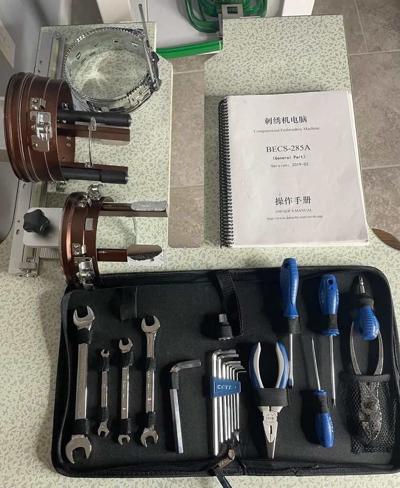 Used Commercial Embroidery Machine Multi-Needle | eBay