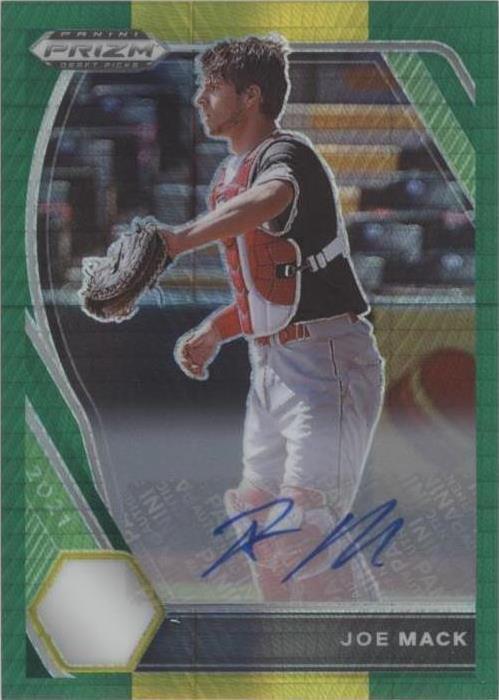 2021 Panini Prizm Draft Picks - Joe Mack #PDP31 Green & Yellow Hyper ...