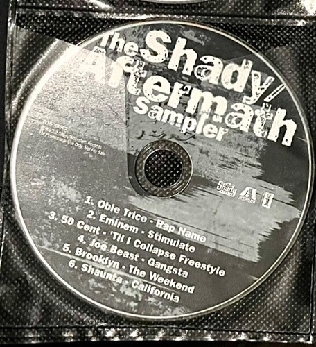 Eminem Album Shady Aftermath Sampler PROMO Music CD Obie Trice 50 Cent ...