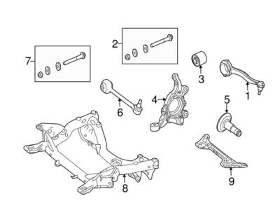 GENUINE MERCEDES Front Right Lower Control Arm 2043300207 C63 AMG | eBay