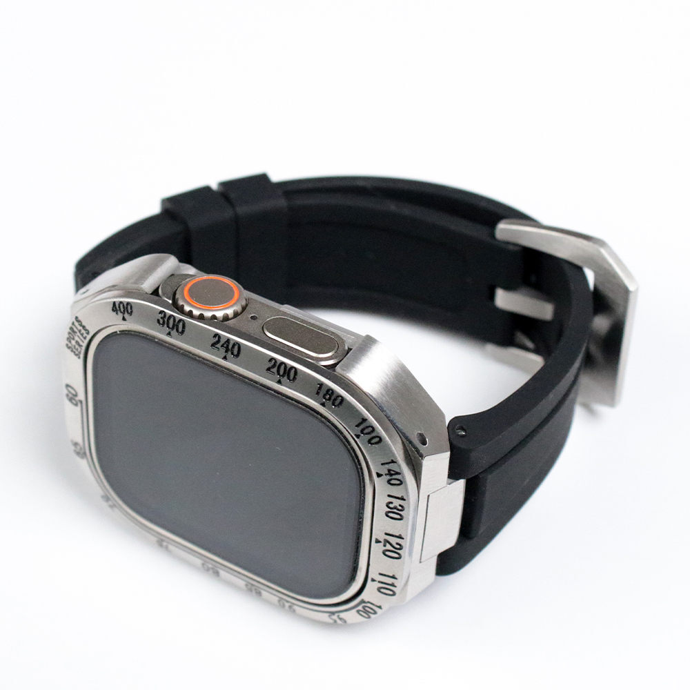 for Apple Watch Ultra 49mm 316L Stainless Steel Mod Kit Set Cas Band ...