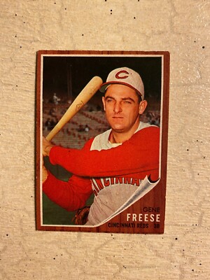 1962 TOPPS BASEBALL #205 GENE FREESE!! $1 SHIPPING!! | eBay