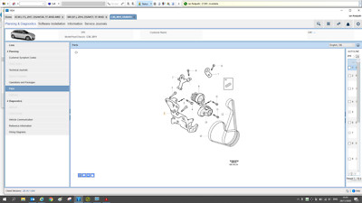 Genuine Volvo 2 Aux Belts 2 Aux Belt Tensioner C30/S40/V50/C70 D5 V40 ...