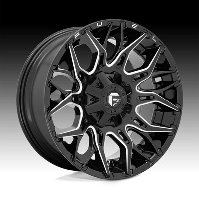 Fuel D769 Twitch Gloss Black Milled 22x10 6x135 / 6x5.5 -18mm ...