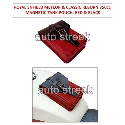 Fit For Royal Enfield Meteor & Classic Reborn 350 Magnetic Red Tank ...