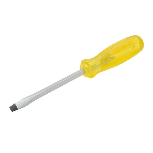 Slotted Screwdriver - 3/8" Tip Flat Head Driver with 12" Long Square ...