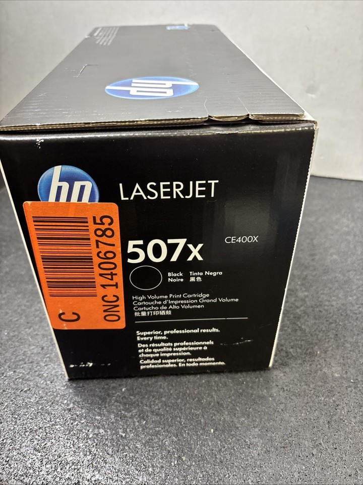 HP Laserjet 507X Black CE400X Genuine Toner Brand New Sealed | eBay