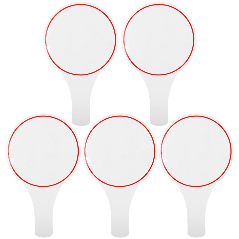 5 Pcs Judges Scoreboards Writable Blank Boards for Auction and Voting ...