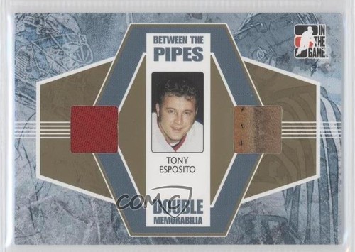 2005 ITG Between the Pipes Double Memorabilia Gold /10 Tony Esposito #DM-05 HOF | eBay