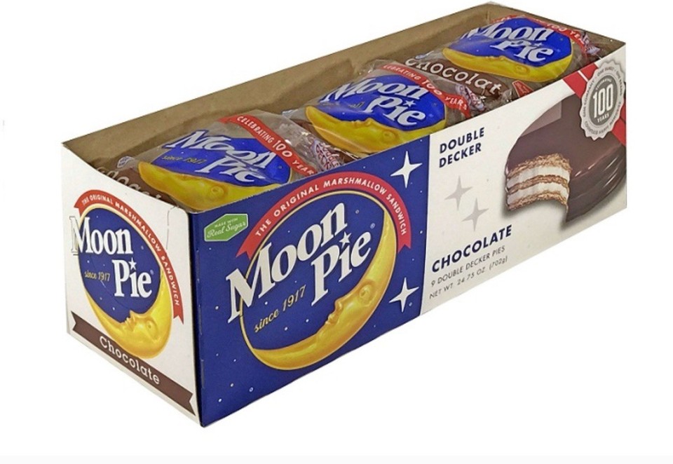 Lot Of 27 Moon Pies Bulk Double Decker | Chocolate 9 Count Per Box ...