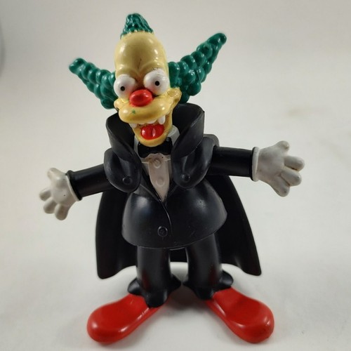2001 Burger King Kids Meal Krusty The Clown Vampire 4in. Figure Simpson ...