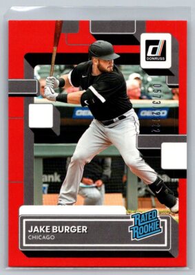 2022 Donruss #37 Jake Burger Rated Rookie Red 0573/2022 | eBay