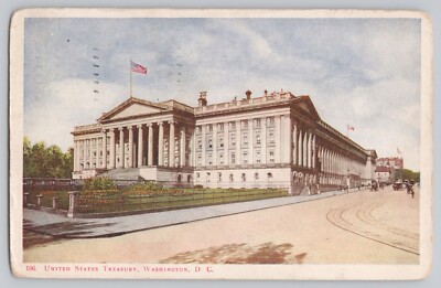 POSTCARD EARLY 1900'S , U. S. TREASURY BUILDING, WASHINGTON D. C. Z286 ...