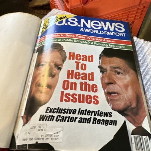 1980 Oct-Dec U.S. News & World Report #89 Bound Volume, Library Edition ...