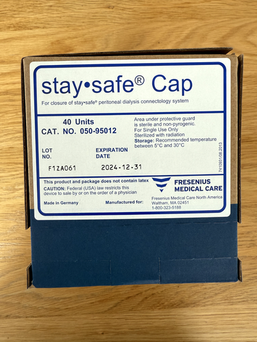 Fresenius Medical Care Stay Safe Cap 29 Units In Box | eBay