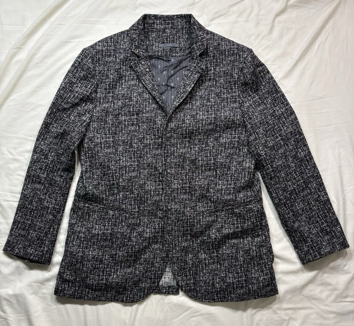 John Varvatos Madison Hook & Bar Closure Jacket Blaze… - Gem