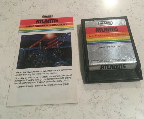 Atari 2600 Atlantis from Imagic with Manual --- Tested & Working | eBay