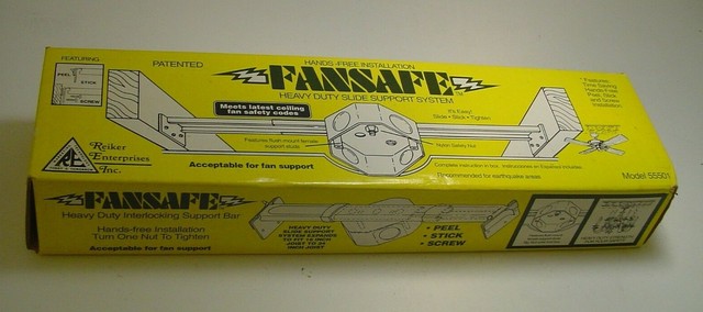 Reiker FanSafe Heavy-duty Slide Support System Ceiling Light and Fan ...