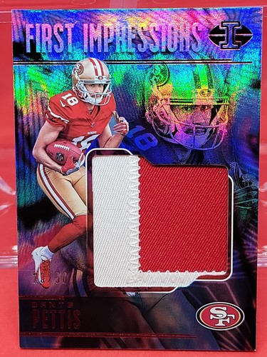 2018 Illusions First Impressions Dante Pettis 49'ers Rookie Patch 24/50 ...