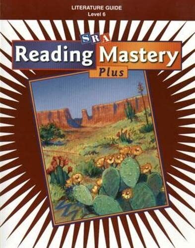 Reading Mastery Plus Literature Guide Level 6 [Paperback] SRA/McGraw ...
