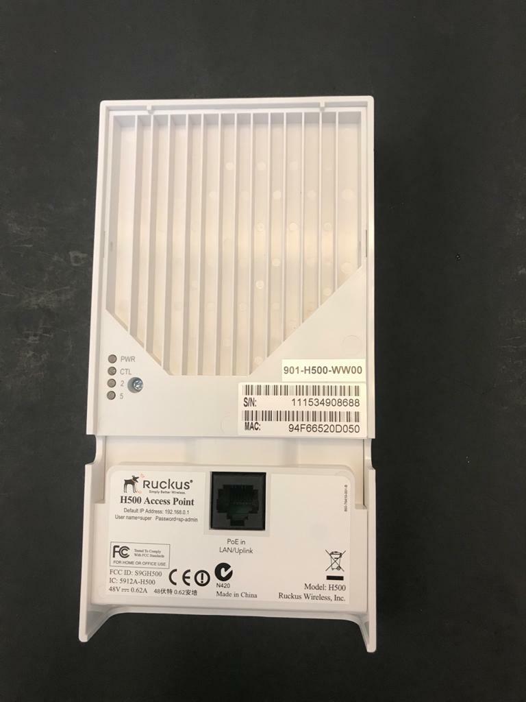Ruckus ZoneFlex H500 Dualband Wireless Access Point 901-H500-WW00 *NEW ...