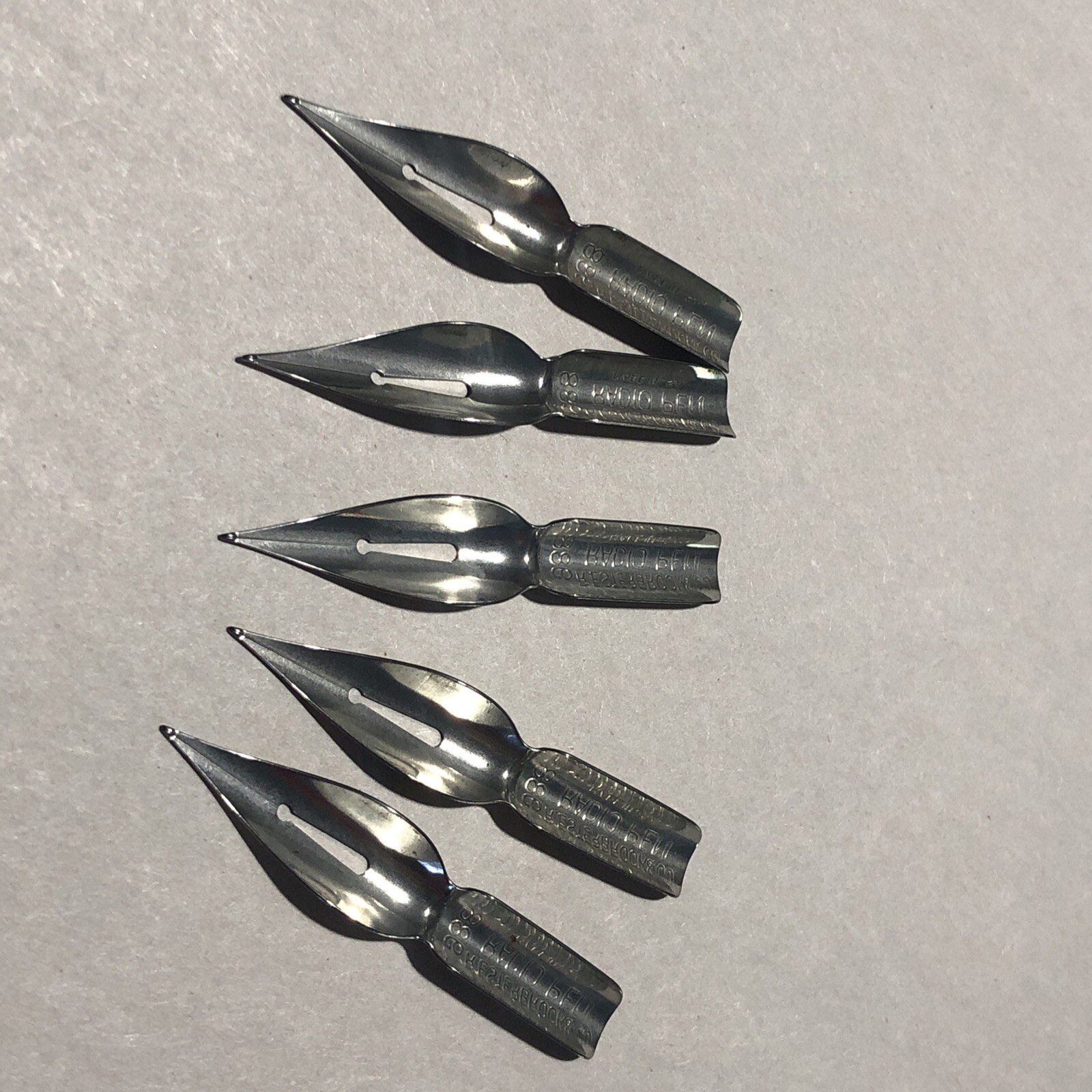 Lot Of 5 NOS Vintage R Esterbrook & Co 988 Radio Dip Pen Nibs New | eBay