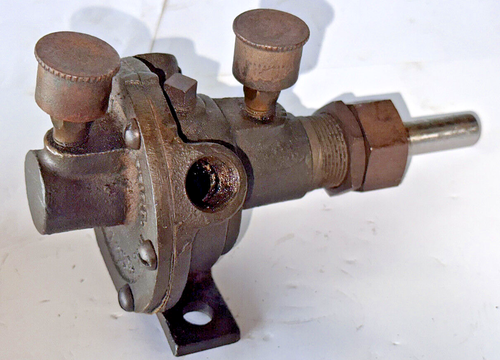 AMERICAN MACHINE Brass Gear Driven Water Pump Hit Miss Gas Engine ...