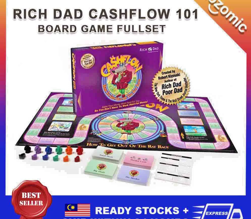 CASHFLOW 101 Board Game by Robert Kiyosaki – Full Set BUY FROM US-FAST ...