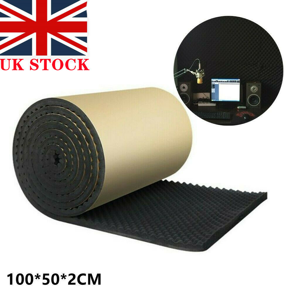 Acoustic Foam Tiles Wall Panels Studio Room Sound Proofing Insulation ...