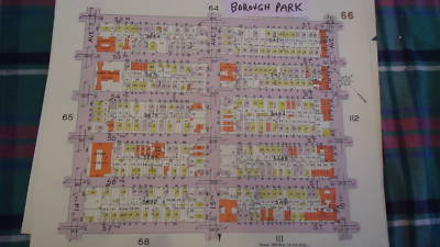 ORIGINAL1929 Borough Park Brooklyn NYC Atlas Map | eBay