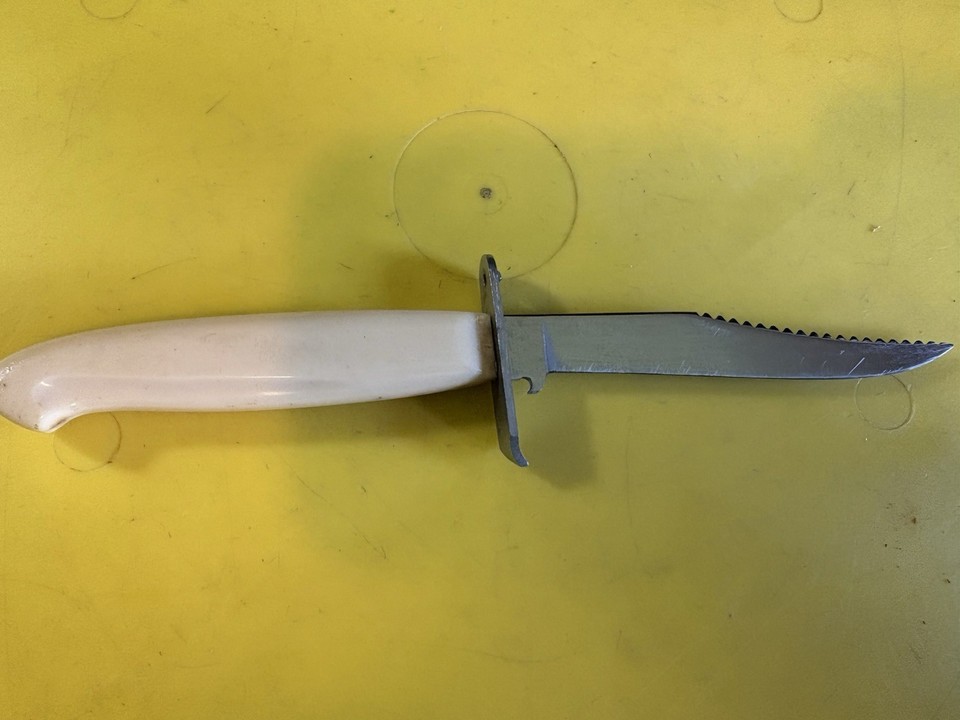 Vintage Camco Fixed Blade Knife w Can Opener & Cap Lifter + Leather ...