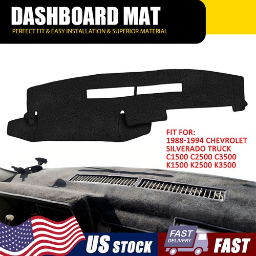 Dashboard Cover Dashmat Dash Mat For Chevy Silverado C1500 C2500 C3500 ...