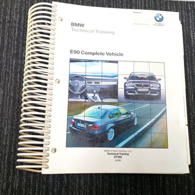 BMW Technical Training Manual E90 Complete Vehicle OEM 3 Series E91 ...