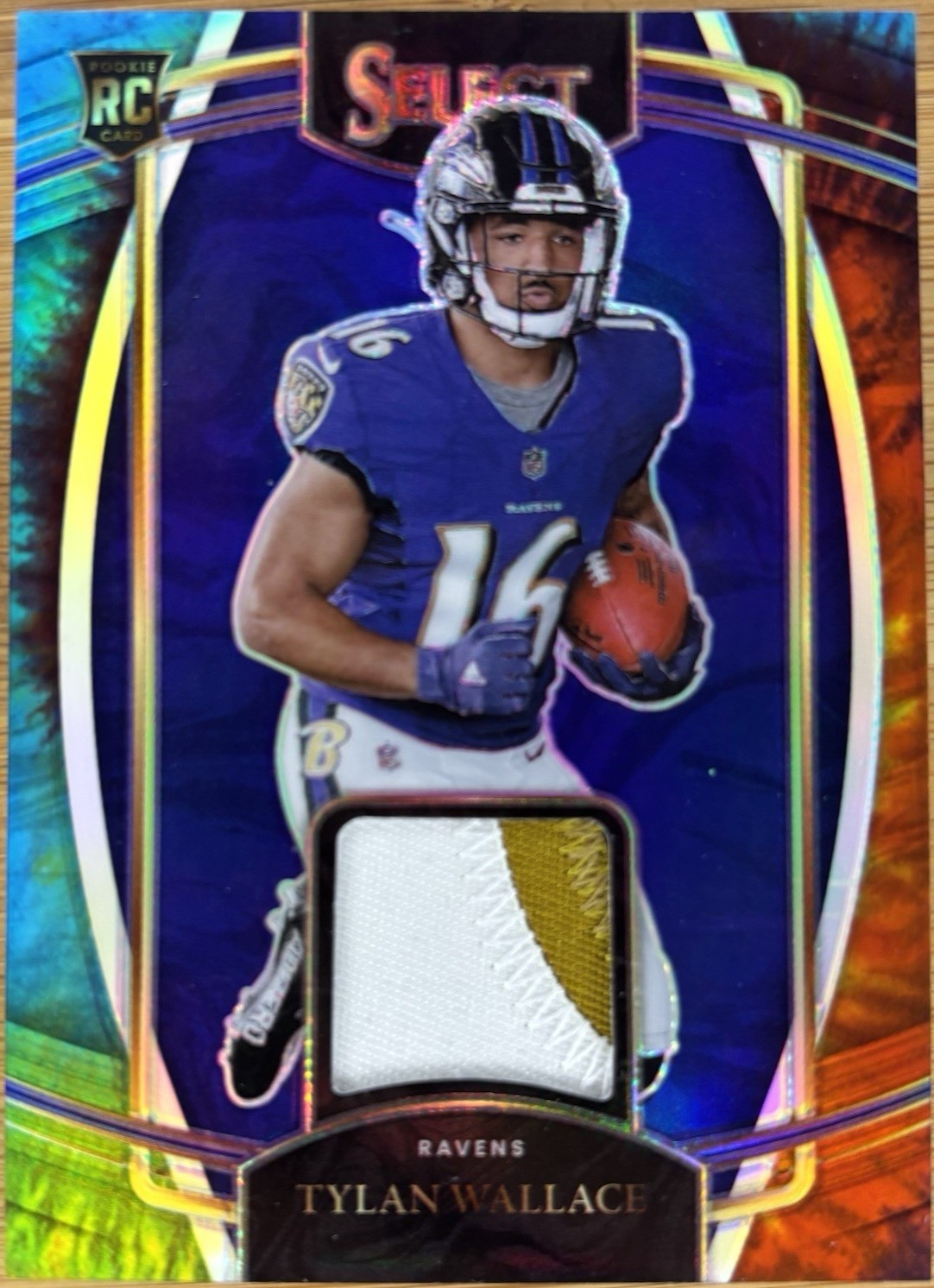 2021 Panini Select - Rookie Swatches Tylan Wallace #RSW-TWA Tie-Dye ...