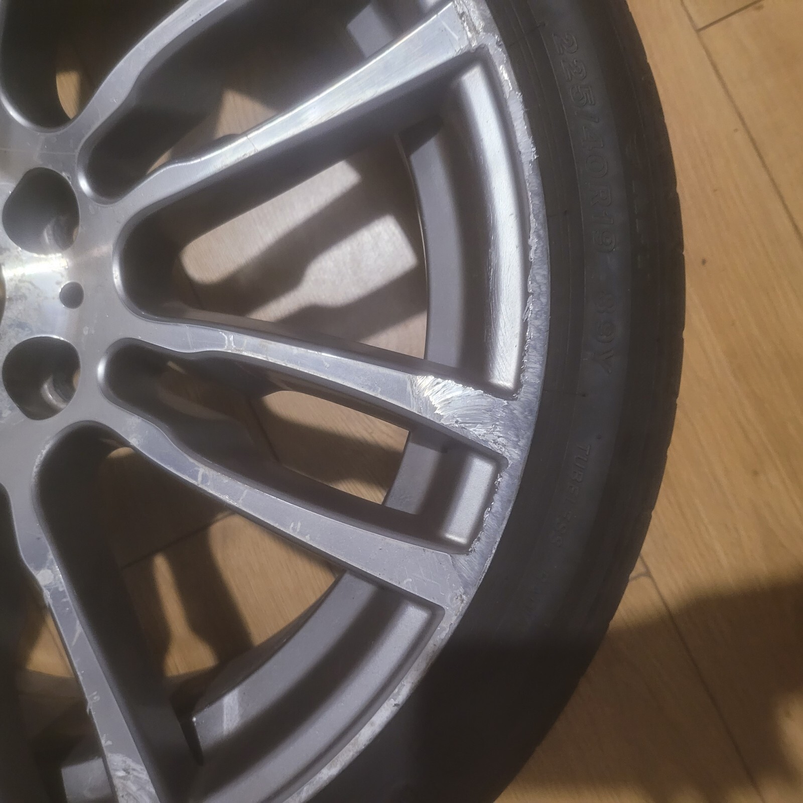 Genuine BMW F30 F31 19" alloy wheels 403M Performance m sport staggered ...