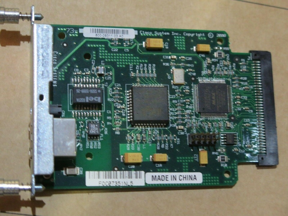 Cisco WIC-1ENET 1-Port Ethernet WAN interface card For 1700 1721 1760 ...