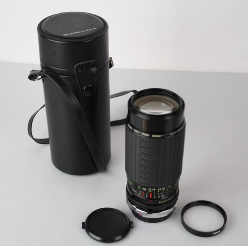 SIGMA MF 80-200mm f3.5-4 HIGH SPEED ZOOM LENS, CAPS, CANON FD MOUNT ...