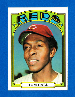 1972 TOPPS #417 TOM HALL CINCINNATI REDS CARD -- NR MINT | eBay
