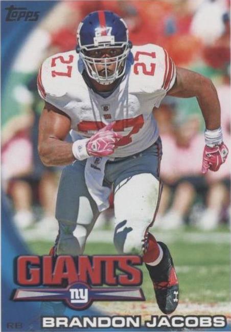 2010 Topps Brandon Jacobs #104 for sale | eBay
