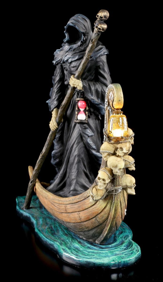 Charon Figure - The Ferryman to the Underworld with LED - Veronese ...