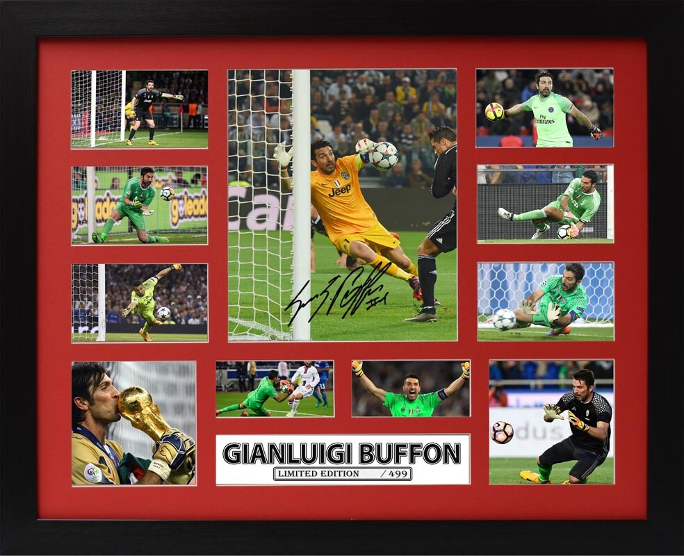 Gianluigi Buffon Signed Framed Memorabilia Limited Edition V1 | eBay ...