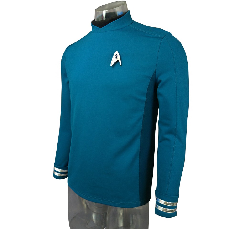 Cosplay ST Beyond Red Captain Kirk Uniform Spock Blue Uniform Scotty ...
