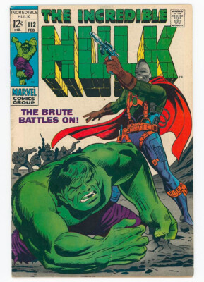 Incredible Hulk 112, discounted for staple tears. Original owner ...