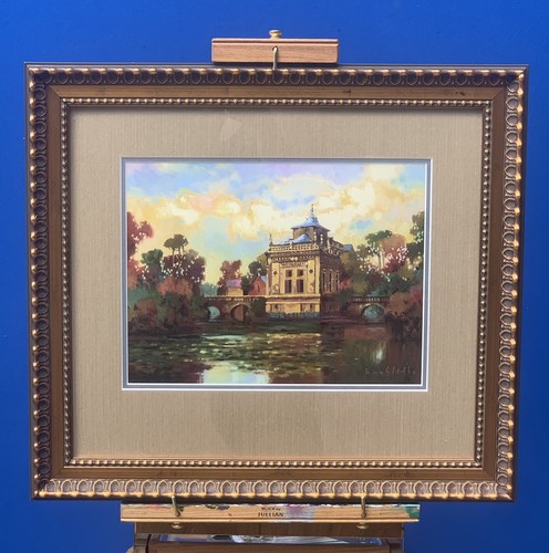 Max Hayslette Artist Proof 418/450 'Villas & River No 2' Framed 24x21 ...