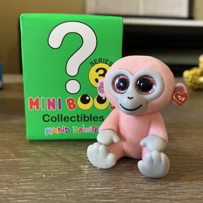 TY Beanie Boos - Mini Boo Figures Series 3 - Cherry The Pink Monkey | eBay