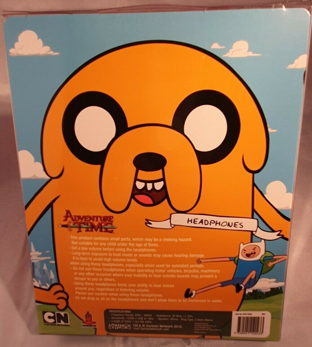 Adventure Time Headphones Finn & Jake Kids Headphone Set Cartoon ...